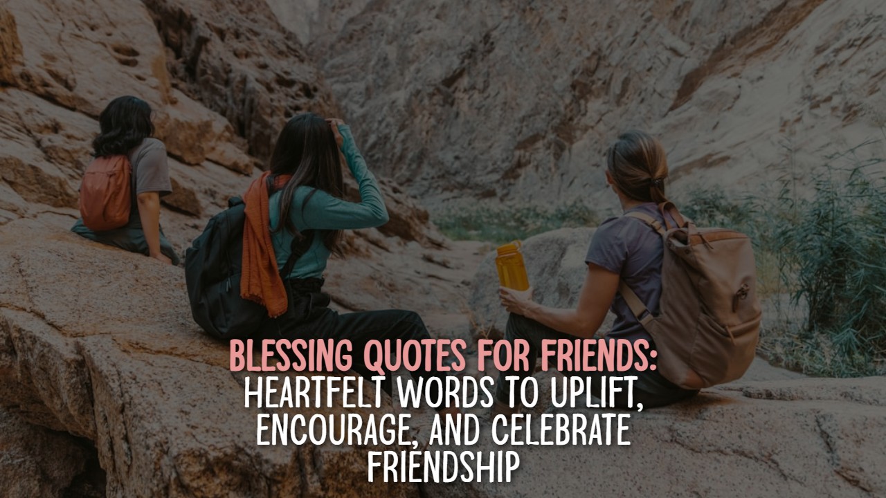 Blessing Quotes for Friends: Heartfelt Words to Uplift, Encourage, and ...