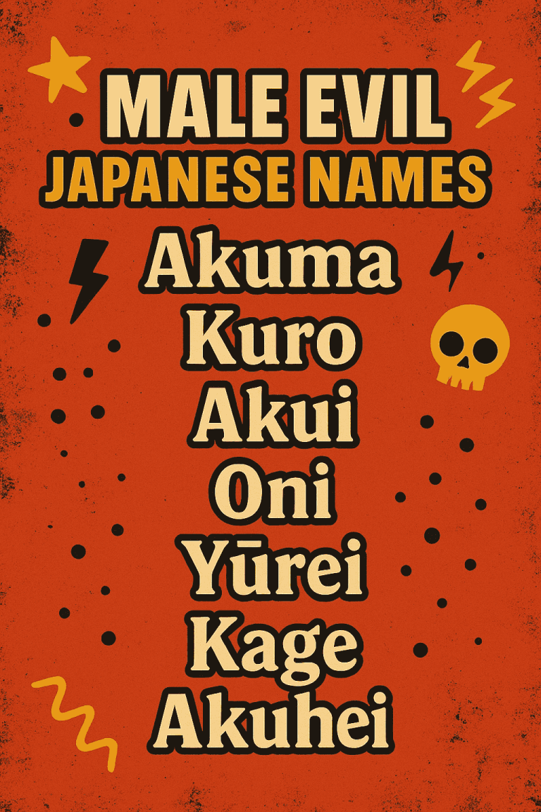 150+ Evil Japanese Names with Sinister Meanings and Mysterious Origins ...